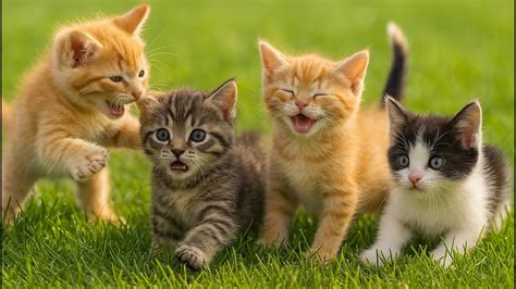 Happy Kittens Playing Together Relaxing Cat Sounds And Adorable Moments