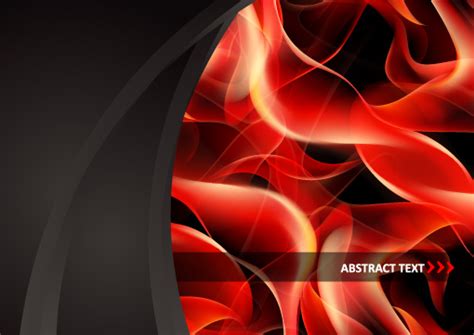 Abstract Flame Vector Backgrounds Art 04 Free Download
