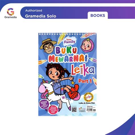 Gramedia Leika Activity Series Leika Coloring Book Part 1 Shopee