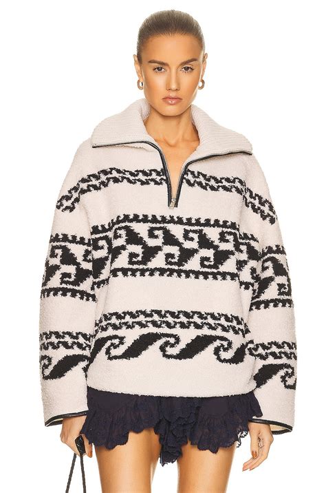 Isabel Marant Etoile Marner Pullover Sweater In Ecru Fwrd