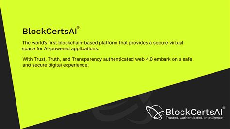 Trustenomics Blockcerts