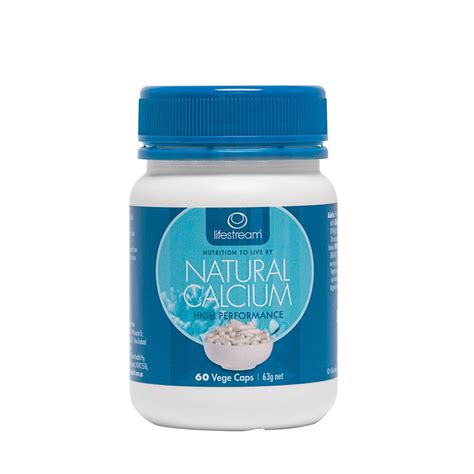 Buy Lifestream Natural Calcium Natural Plant Source 60 Veggie
