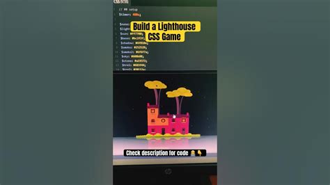 Lighthouse Pure Css Game Coding Css Gaming Shorts Youtube