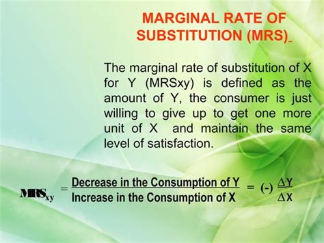 Indifference Curve Analysis Ordinal Utility Approach Ppt