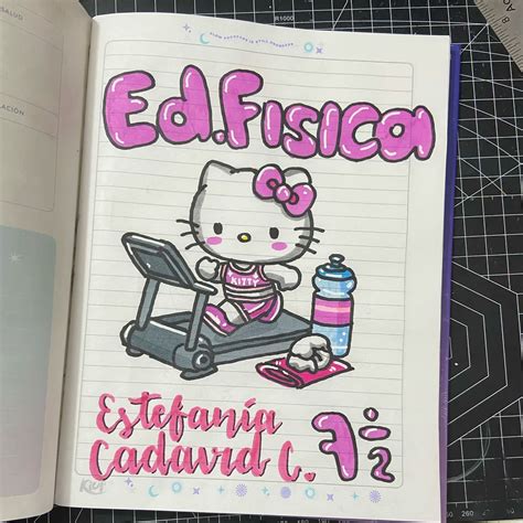 Cuaderno De Educación Física Portada Decorados De Educación Física