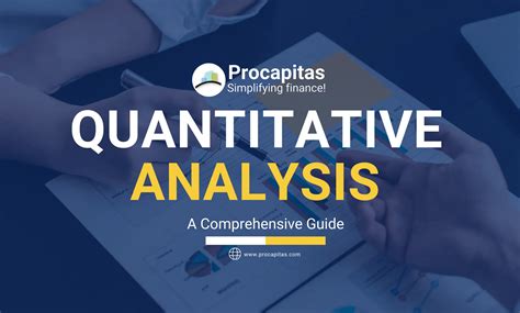 Understanding Quantitative Analysis In Finance A Comprehensive Guide