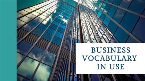 Special Commodity Asynchronous Sessions Business Vocabulary In Use