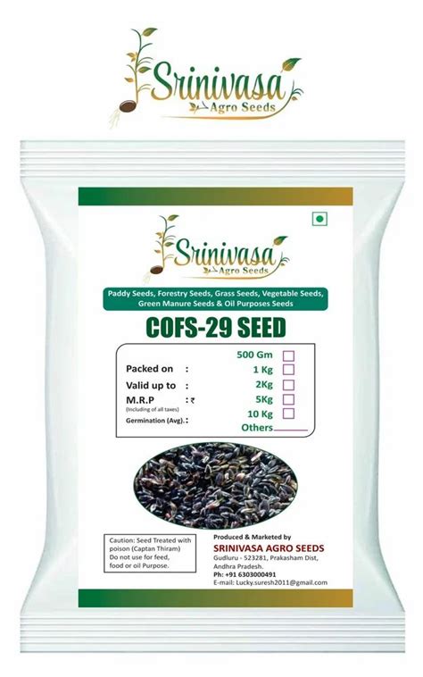 Cofs29 Grass Seeds For Agriculture Packaging Type Loose At Rs 550kg