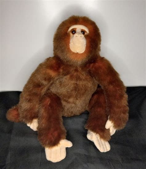Vintage Dankin Lil Murphy Monkey Plush Applause Toy Brown Used Stuffed
