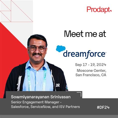 Sowmiyanarayanan Srinivasan On Linkedin Salesforce Prodapt Df24