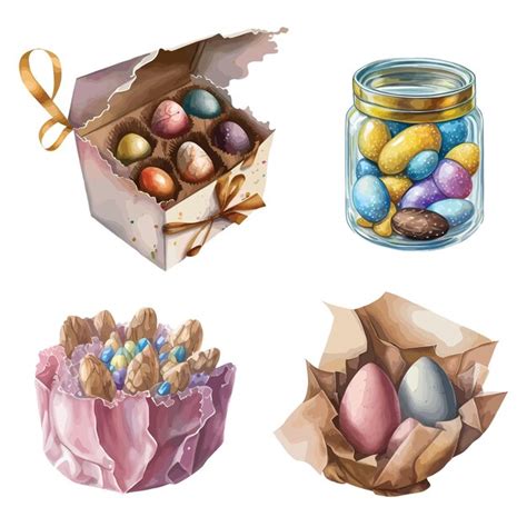 Premium Vector Easter Baking Clipart Isolated Vector Illustration