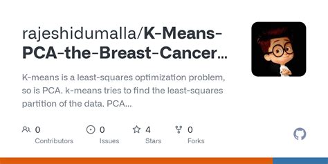 Github Rajeshidumallak Means Pca The Breast Cancer Wisconsin Dataset