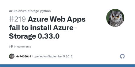 Azure Web Apps Fail To Install Azure Storage Issue Azure Azure Storage Python