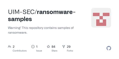 GitHub UIM SEC Ransomware Samples Warning This Repository Contains Samples Of Ransomware