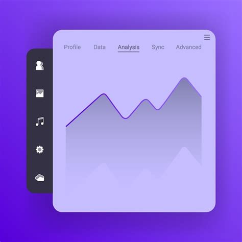 Premium Vector Profile Data User Interface Mockup Web