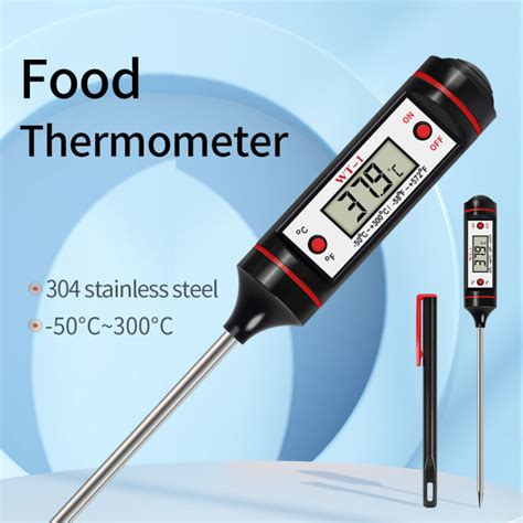 Digital Kitchen Food Thermometer Electronic Food Cooking Meat Barbecue Oven Probe Thermometer