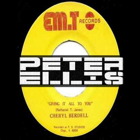 Stream Cheryl Berdell Givin It All To You Peter Ellis Camp Disco