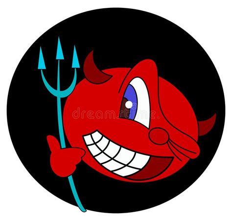 Cute Devil Head Stock Vector Illustration Of Cruelty 7422119