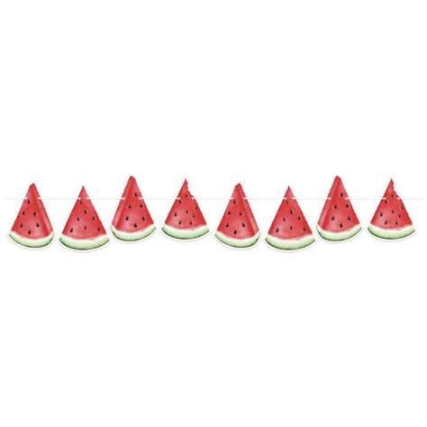 Watermelon Banner 5 Feet Long Fruit Party Summer Birthday Sweet