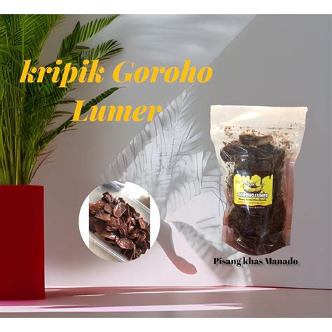 Jual Kripik Pisang Goroho Lumer Khas Manado Shopee Indonesia