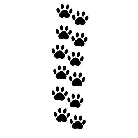 Huellas De Gato Negro Ilustración Vectorial 13403172 Vector En Vecteezy