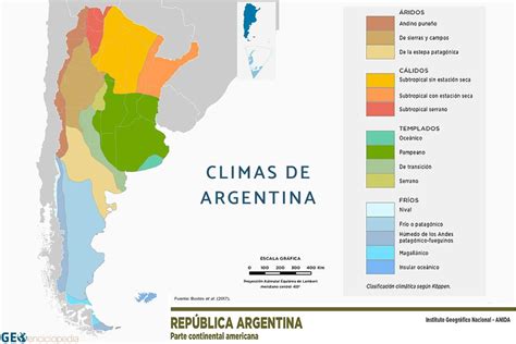 Climas De Argentina Cuáles Son Y Cómo Son Mapas Y Resumen