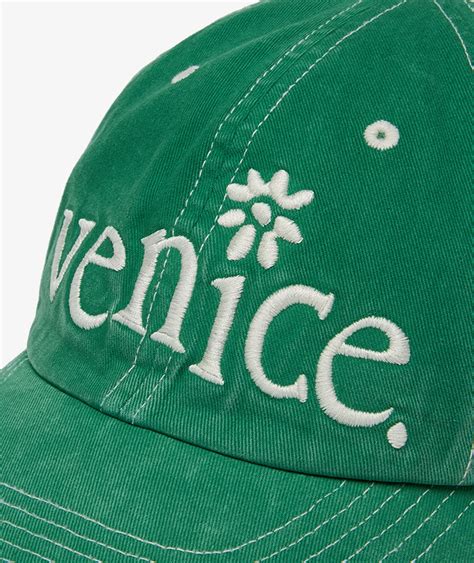 Erl Venice Cap In Green Svd Uk
