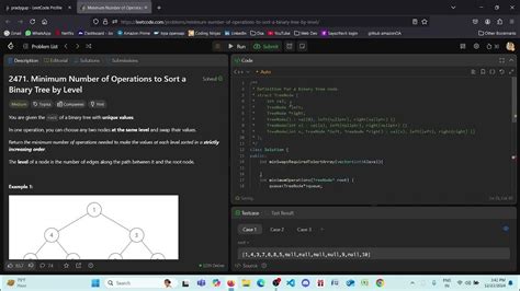 2471 Minimum Number Of Operations To Sort A Binary Tree By Level