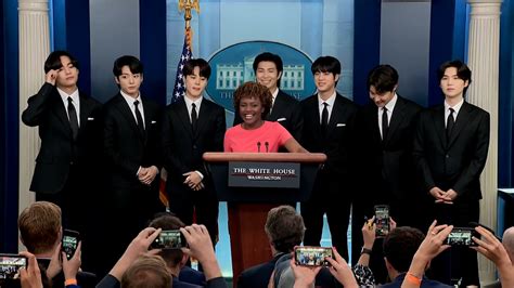 A ‘dynamite Guest At The White House Bts Meets With Biden On Anti
