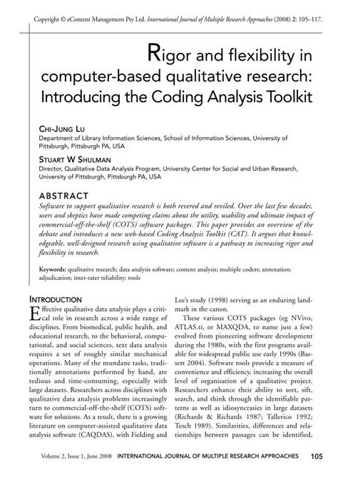 Pdf Cat Toolkit For Qualitative Data Analysis Dokumen Tips