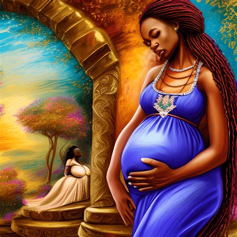 Black Pregnancy Paintings