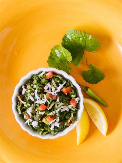 Healthy Gotu Kola Sambol Salad Poppys Wild Kitchen
