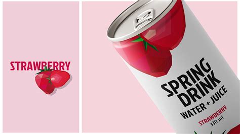 Spring Drink Soda Packaging Design On Behance