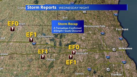 Waukesha County Tornado Confirmed 5th In Se Wisconsin Fox6 Milwaukee