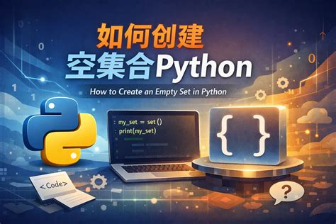 如何创建空集合python
