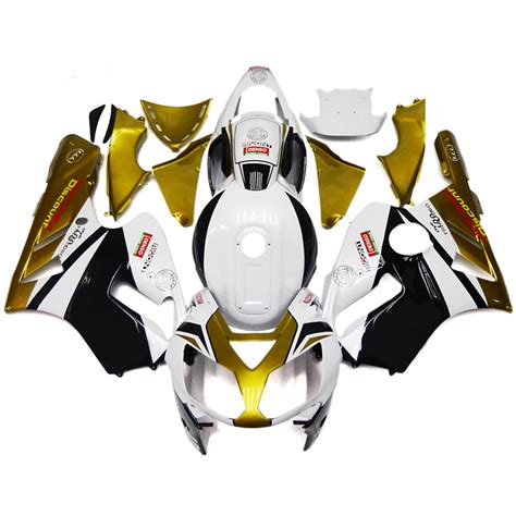 Fairing Kit For Kawasaki Ninja Zx12r 2002 2005 Gold White Body Work Set