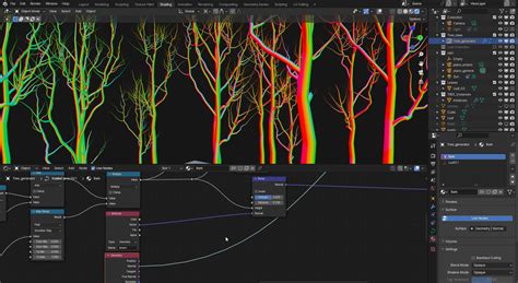 geotree procedural trees in geometry nodes 1209 by joel rvc