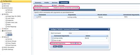 Operator Command Authorization And Accounting With Clearpass Tacacs Flomain Networking