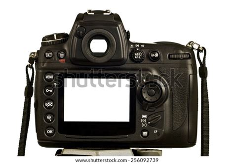 Empty Dslr Lcd Viewfinder On White Stock Photo Shutterstock