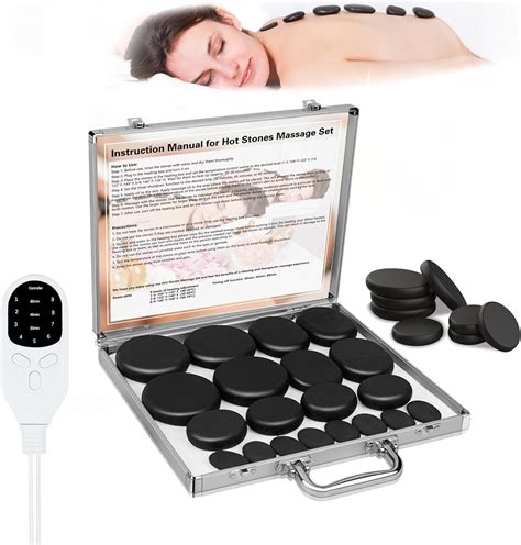 Aicnly Hot Stones Massage Set With Temperature Adjustment