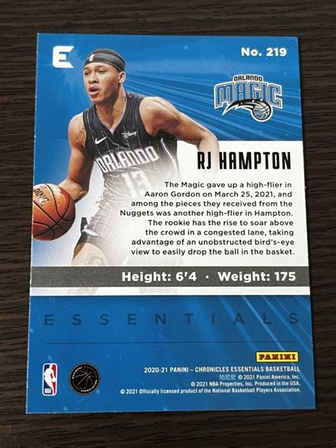Yahooオークション Rj Hampton Rjハンプトン 2020 21 Panini Nba Ch