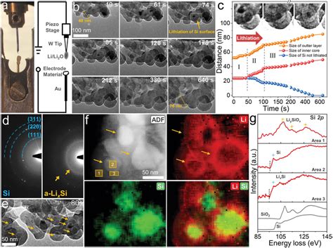 In Situ Observation Of The Lithium Transfer A Micro Battery
