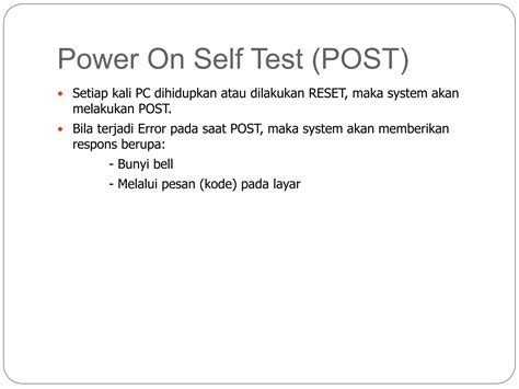 Pengenalan Bios And Pc Hardware Diagnostic Pptx