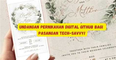 Undangan Pernikahan Digital GitHub Bagi Pasangan Tech Savvy Akunbisnis Com