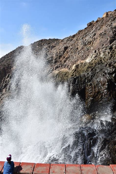 La Bufadora Blowhole In Ensenada Mexico Editorial Image Image Of