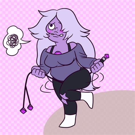 Rule 34 Amethyst Steven Universe Crystal Gem Have To Pee Jumprope