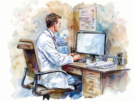 Healthcare Professional Drawing Pictures Freepik