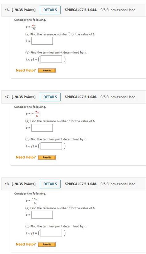 Solved Consider the following t π a Find the reference Chegg