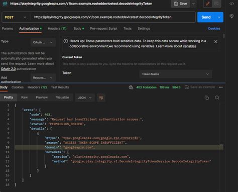 Scopes How To Get Integrity Verdict Response Of Google Play Integrity API Stack Overflow