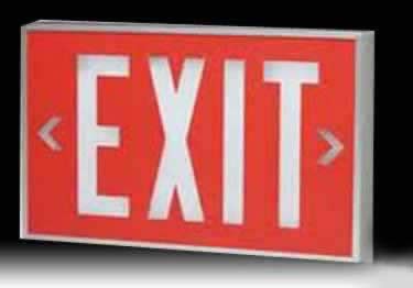 Self Luminous Exit Signs By Isolite